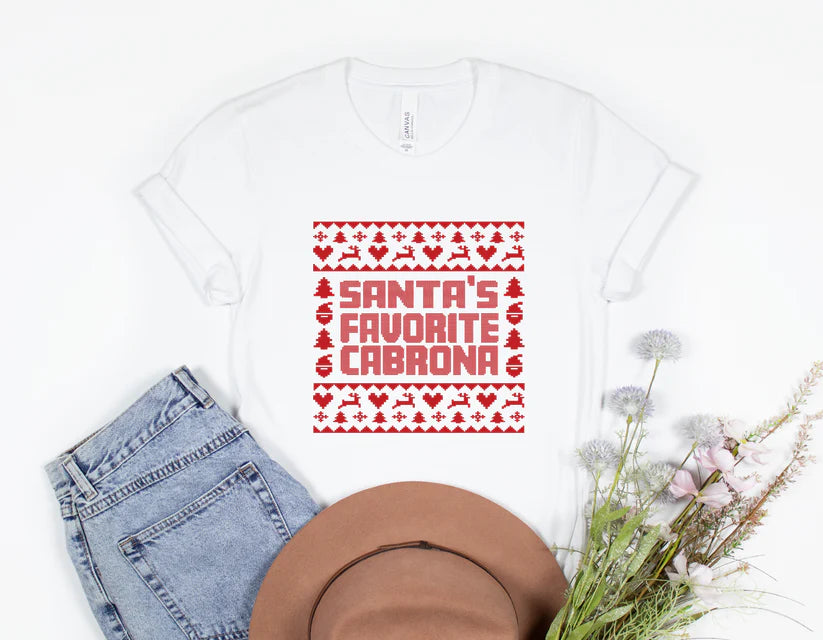 *PRE ORDER* Santa's favorite cabrona – FMZscreenprints