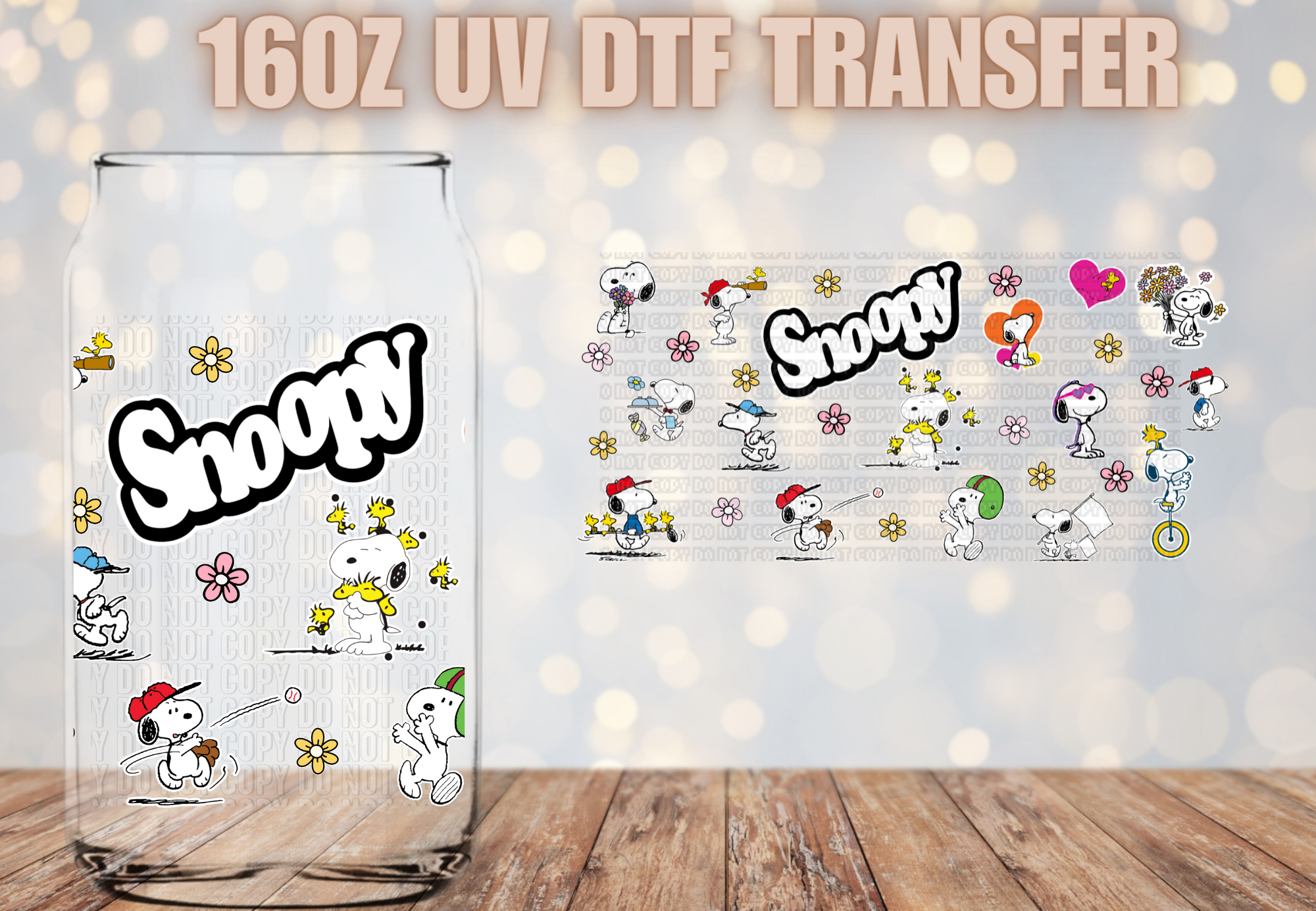 snoopy UV DTF – FMZscreenprints