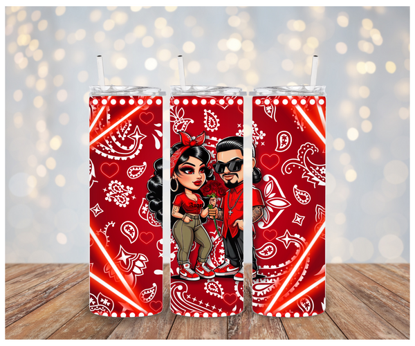 Chicano Love red Sublimation Transfer – FMZscreenprints