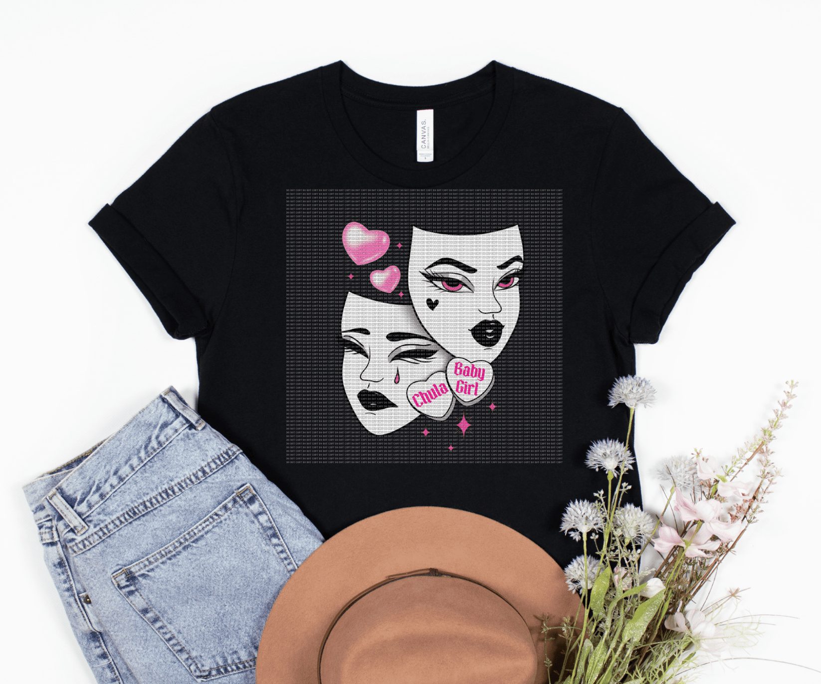 Toxica Chula, Baby Girl Face #2 HTV – FMZscreenprints